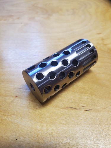 muzzle brake 1/2x28 6.5mm stainless steel | eBay