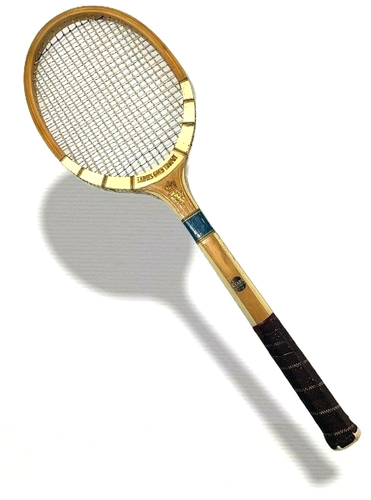 1960's SEARS Tennis Racquet Racket Wooden LADIES GOLD TROPHY | eBay