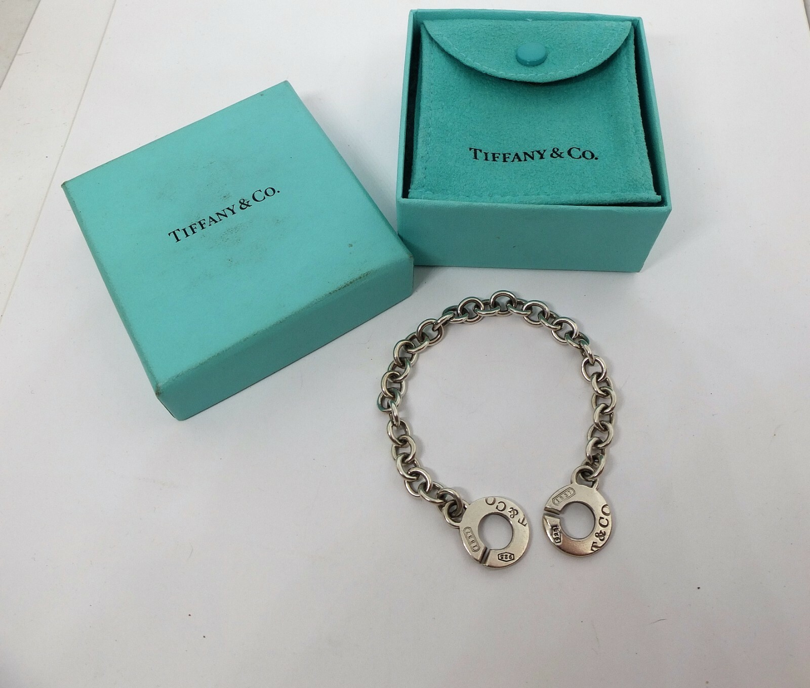 Tiffany & Co 1837 Interlocking Rings Circles Sterling… - Gem