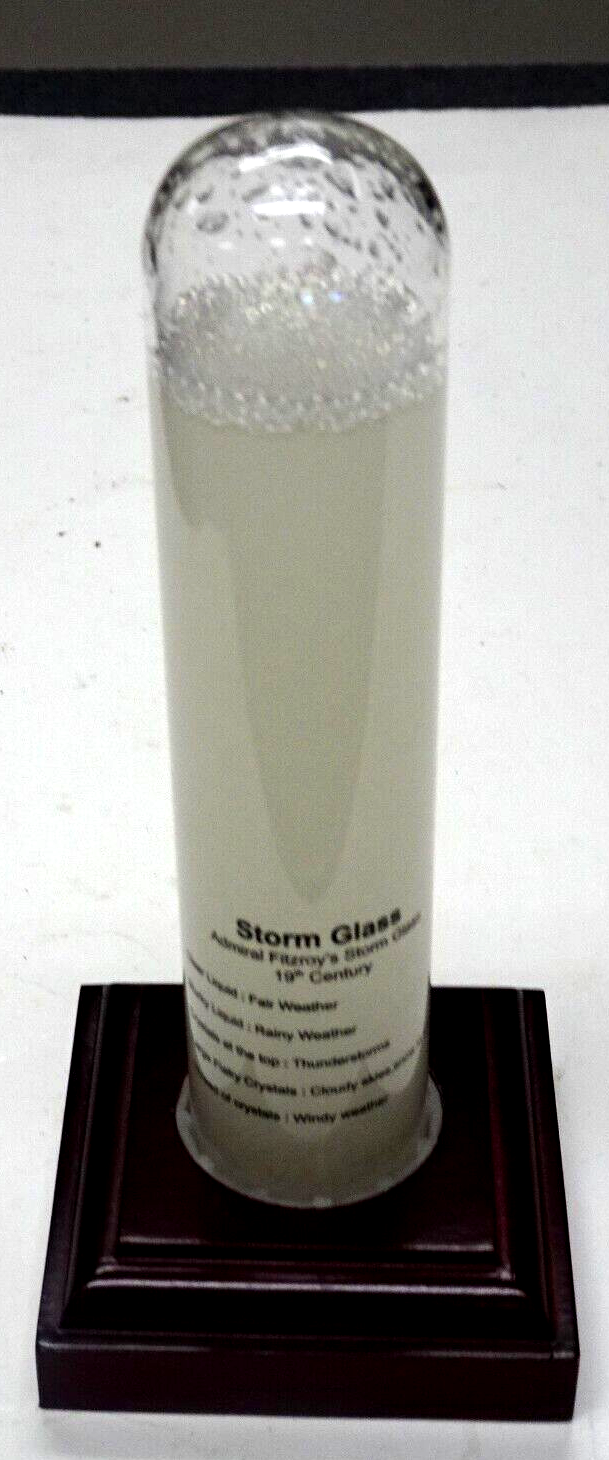 Used Admiral Fitzroy's Storm Glass-weather Predictor 19th Century-Desk ...