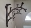 2 Rustic Cast Iron Shelf Bracket Wall Mount Hardware Brace Tree Branch ...