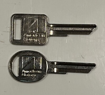 Jeep AMC Key Blank Set. Oval And Square Key Included. RA3 & RA4 1974 ...