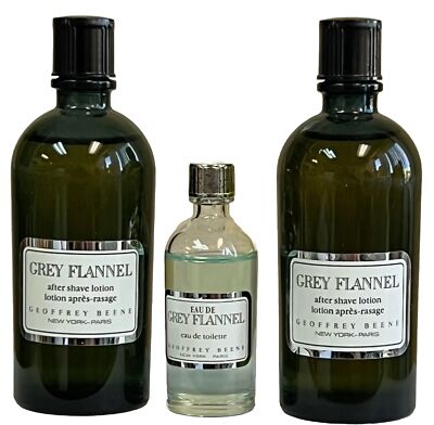 2 bottles Eau de Grey Flannel 2 oz After Shave Lotion by Geoffrey Beene ...