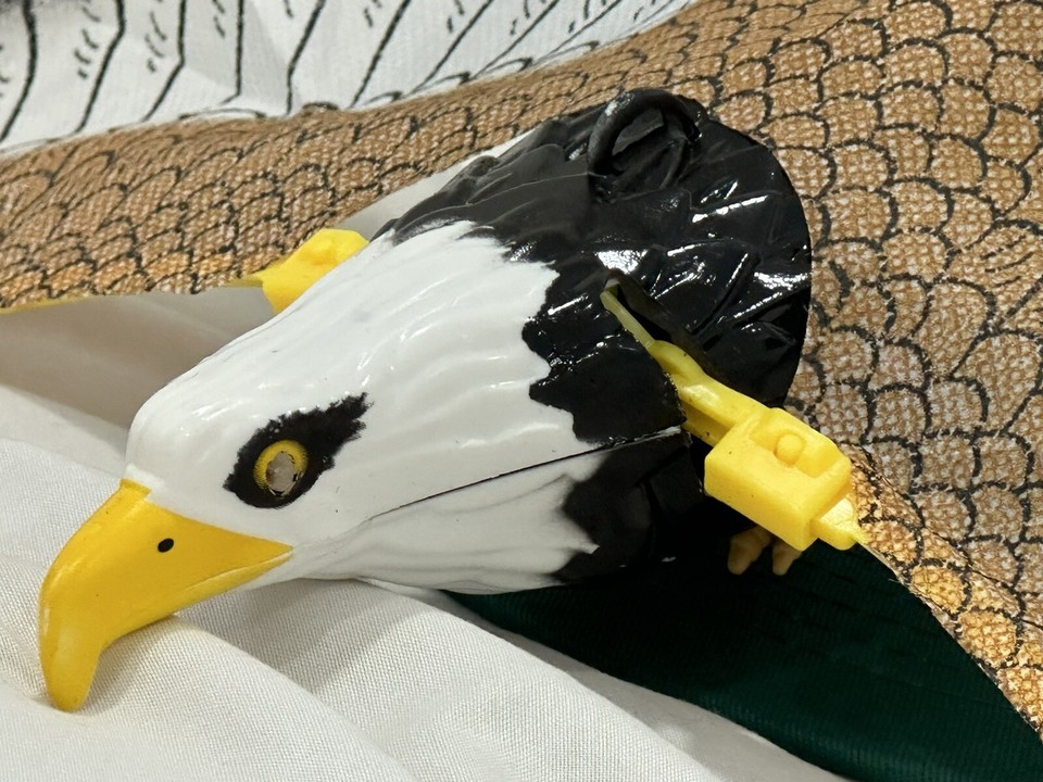(Green) Flapping Flying Screeching Bird Snap Back Hat Eagles! As Seen ...