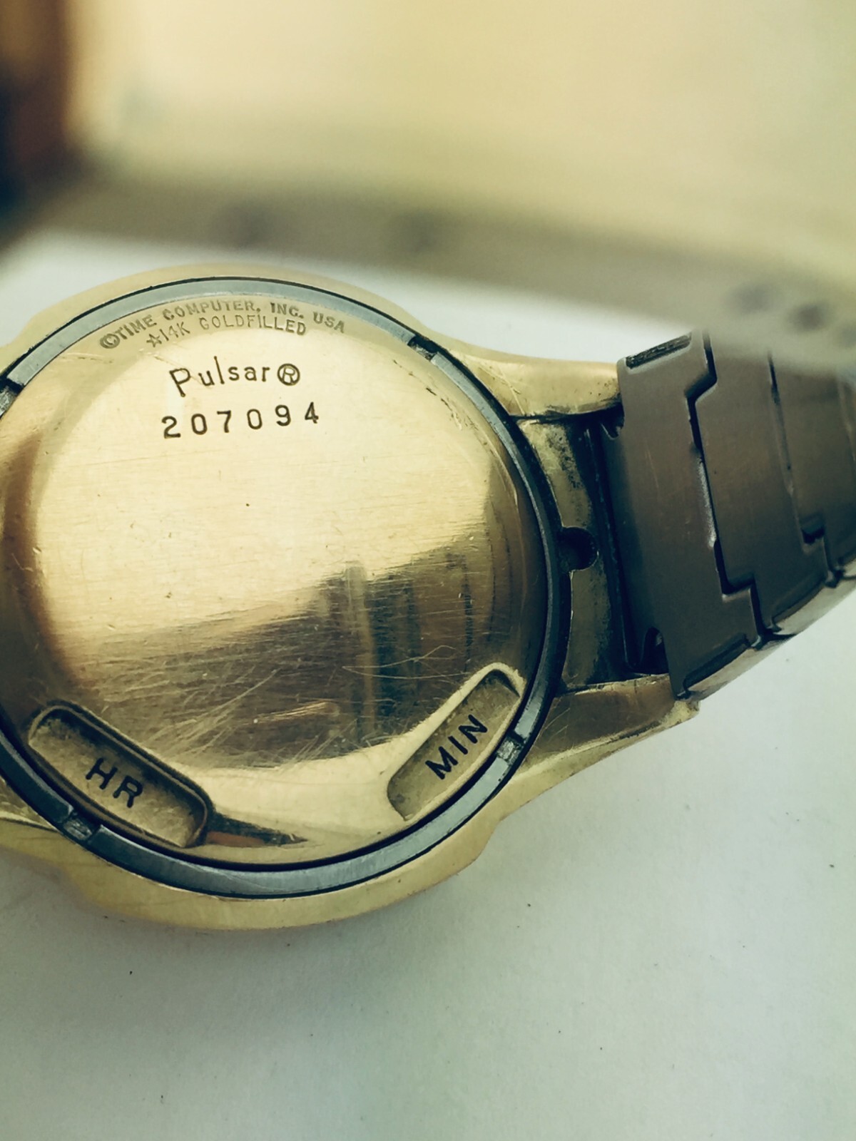 VINTAGE 1970's HAMILTON PULSAR GOLD FILLED LED WRISTWATCHES: HIS & HERS ...