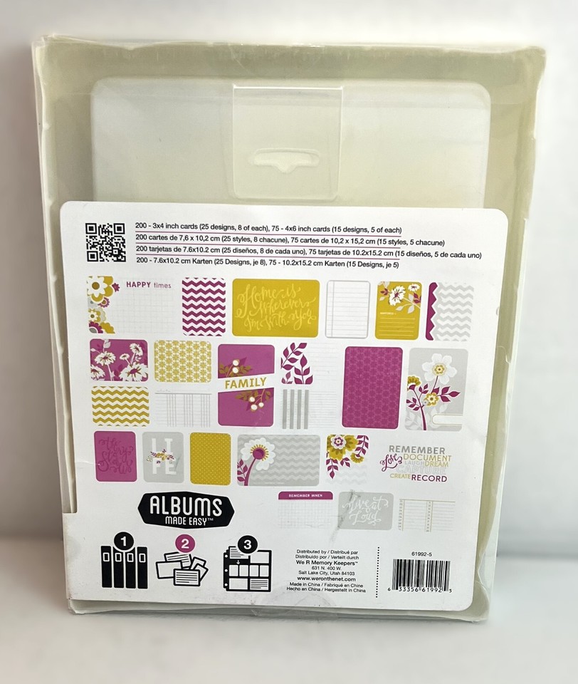 We R Memory Keepers Albums Made Easy BLOOM New | eBay
