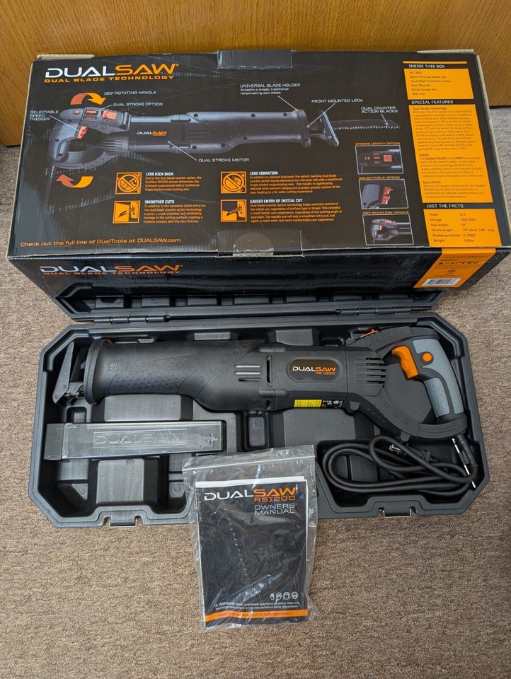 DualSaw RS 1200, Dual Saw Reciprocating Corded Saw - VIDEO | eBay