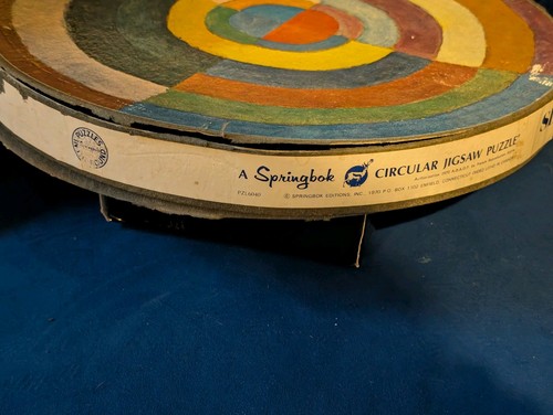 1970 SPRINGBOK CIRCULAR JIGSAW PUZZLE SIMULTANEOUS DISK #6040 | eBay