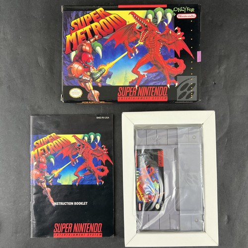Super Metroid (SNES Super Nintendo Entertainment System, 1994) | eBay