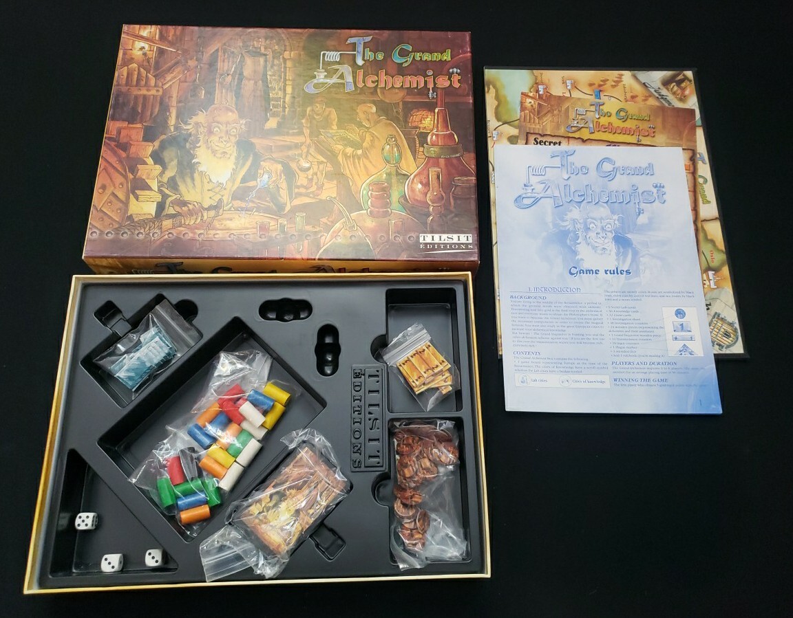 The Grand Alchemist (Board Game) 2000 Tilsit renaissance set collection ...