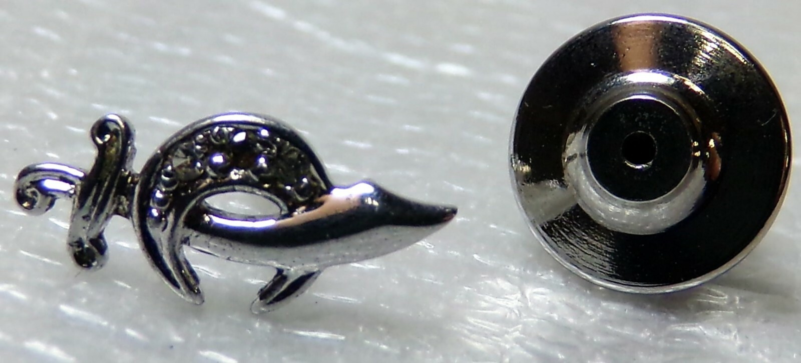 Vintage Anson Men's Sterling Silver Diamond Tie Tack … - Gem