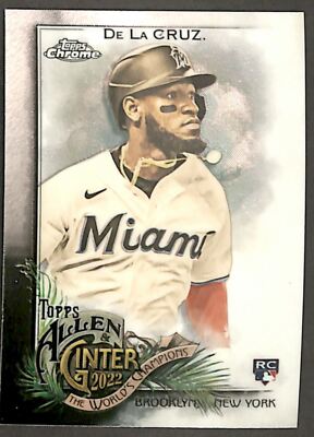 2022 Topps Allen & Ginter Chrome #71 Bryan De La Cruz Rookie Miami ...