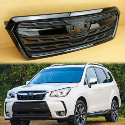 Matte Black Gloss Black 2014-2018 Front Grille Fit SUBARU FORESTER High ...