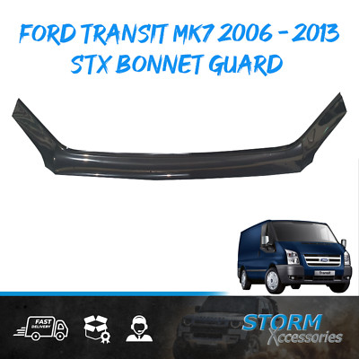 STX BONNET GUARD - STONE/ BUG PROTECTOR – BLACK FOR FORD TRANSIT MK7 ...