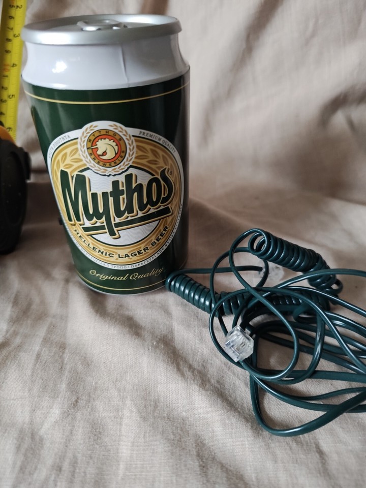Mythos Lager Beer Can Corded Telephone Collectible Novelty *WRAPPED ...