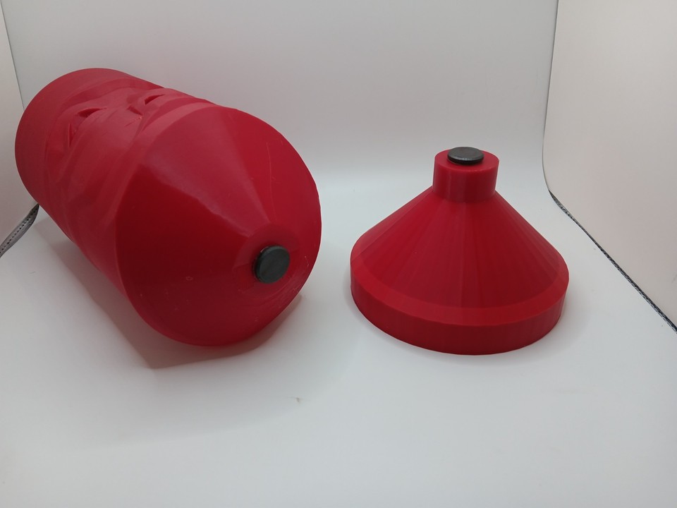 Retro Master Control MCP statue / lamp 3D Printed for Tron vintage ...