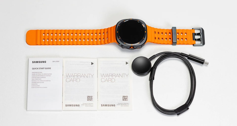 SAMSUNG GALAXY WATCH ULTRA 47mm 2024 4G LTE WiFi TITANIUM GREY Ex ...