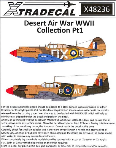 Xtra Decals 1/48 DESERT AIR WAR WORLD WAR II COLLECTION Part 1 | eBay