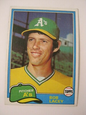 1981 Topps #481 Bob Lacey Baseball Card (CS-57) | eBay