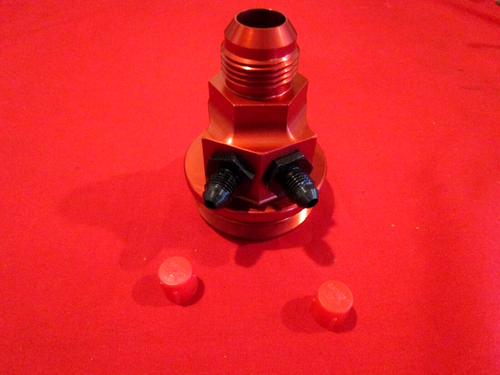 Peterson Fluid End Cap -12AN & -4AN 09-0400 Inlet 400 Series Filters ...