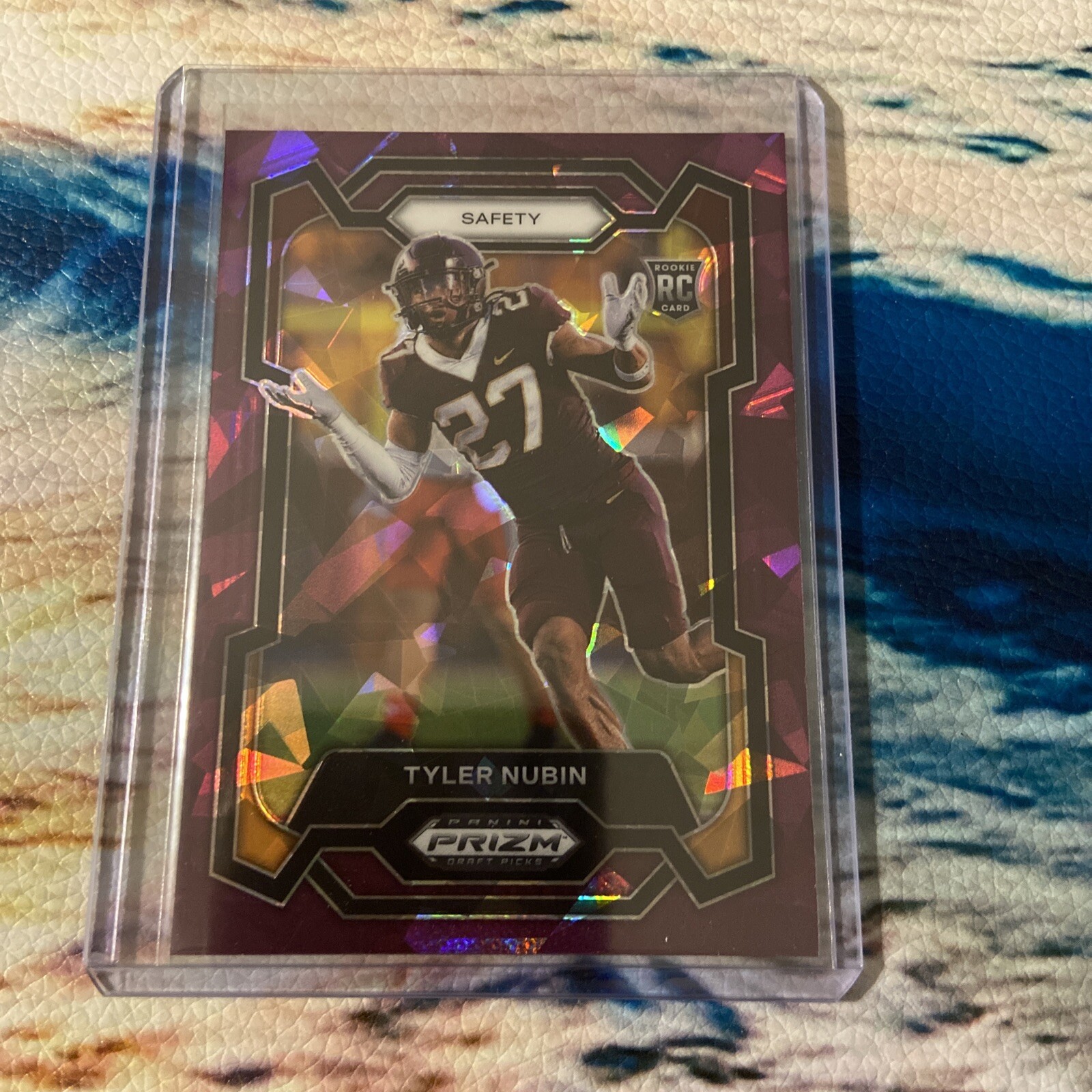 2024 Panini Prizm Draft Picks - Purple Ice Prizm #125 Tyler Nubin /149 ...