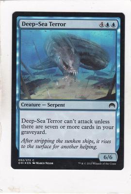Magic: MTG: Origins: Foil: Deep-Sea Terror | eBay