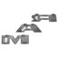 2019 DODGE RAM 1500 DT GRILLE EMBLEM MATTE BLACK OEM NEW MOPAR ...