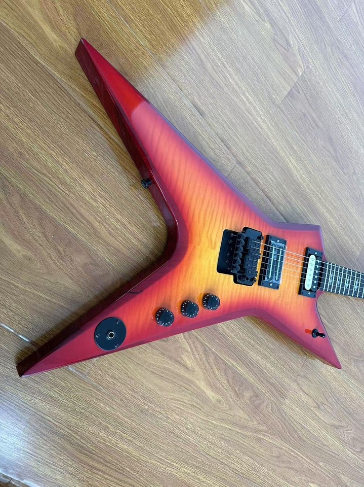 custom Dimebag Darrel The Dean ML Electric Guitar Black Part Solid Body ...