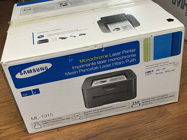Samsung Ml-1865w Workgroup Monochrome Wireless Laser Printer for sale ...
