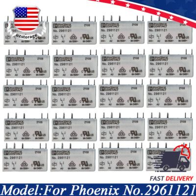20PCS For Phoenix Contact 2961121 No.2961121 Power Relay 24VDC 5Pin 6A ...