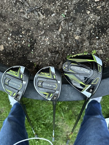 Cobra Radspeed Driver, 3 Wood, and 5 Wood Set (Right Handed, Stiff ...