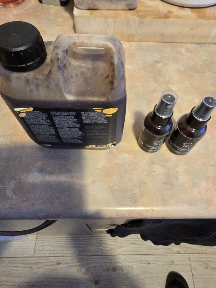 Nash Squid Syrup Bait Scopex 1 Litre Plus 2 X Monster Shrimp Hookbait ...