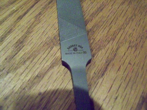 8'' GROBET USA ''00'' FLAT FILE MADE IN ITALY METAL WORKING FILE 8 INCH ...