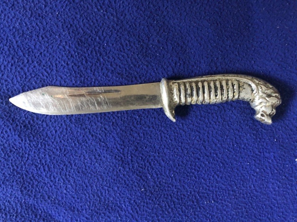 Handmade Knife with Lion Head . | eBay