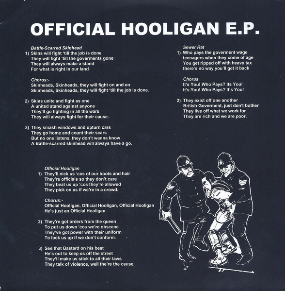 ANTISOCIAL - OFFICIAL HOOLIGAN VINYL RECORD 7" EP oi! punk rock | eBay