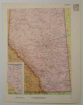 1900-Now - Map Of Alberta