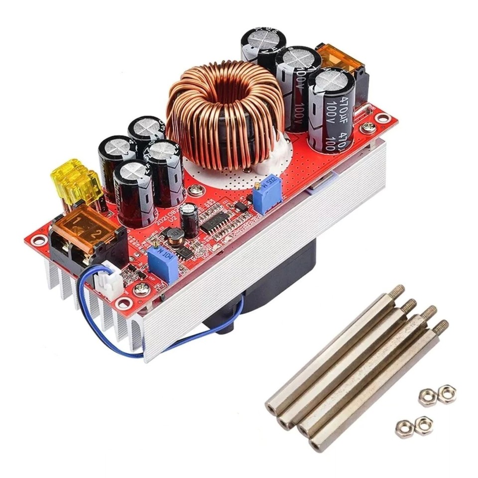 New 1800W Boost Converter DC 10-60V to 12-90V Step Up Power Supply ...