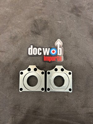 Honda CR125 1996 Doc Wob Billet Rear axle chain adjuster blocks CR5903 | eBay