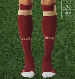 Russia Home Socks - Genuine adidas Football Socks - Mens - All Sizes | eBay