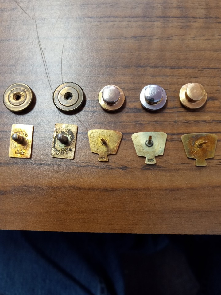 5 SINCLAIR SERVICE PINS 3-14k enamel pins 2-10k older style pins, | eBay