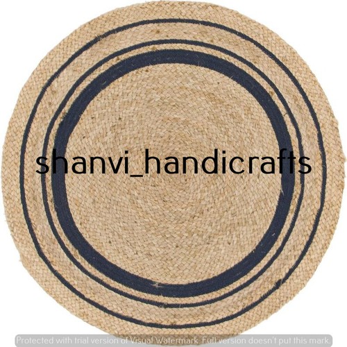 Home Decoration NaturalBraided Handmade Rag Floor Jute jute Round Rugs ...