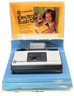 Continental Electroflash 126 Point & Shoot Compact Film Camera Original ...