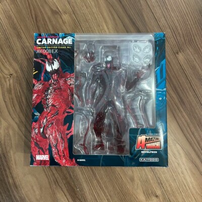Carnage Revoltech Amazing Yamaguchi AY-008EX Limited Clear Ver. Kaiyodo ...