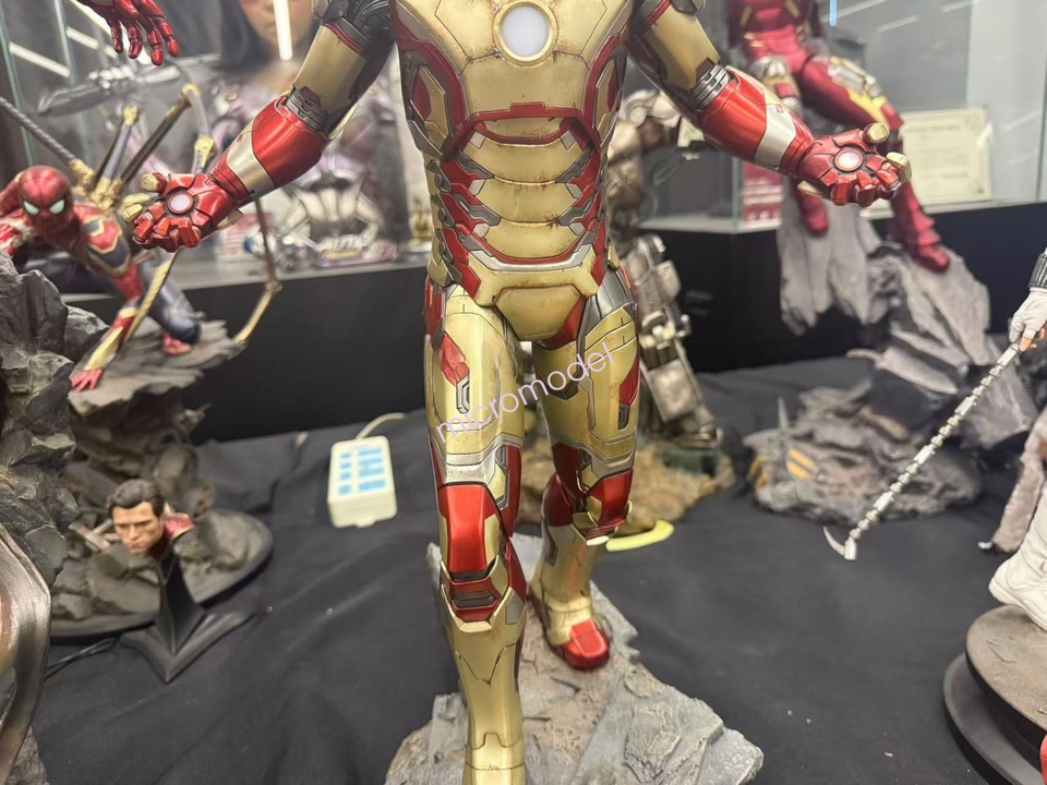 Queen Studio Iron Man 1/4 Statue Resin Figure Model Collectible Limited ...