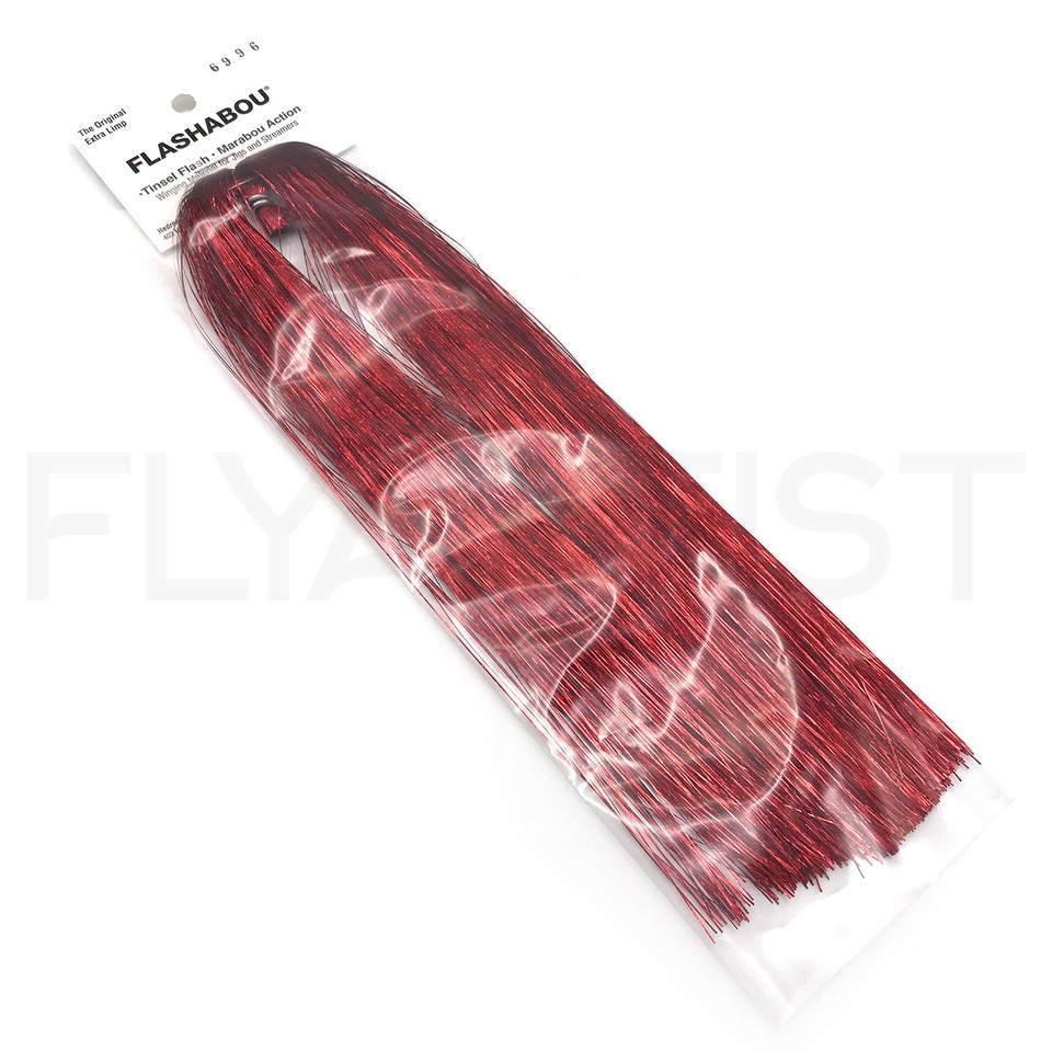 HOLOGRAPHIC FLASHABOU - Fly Tying Flash Material Musky Bucktail - 25 ...