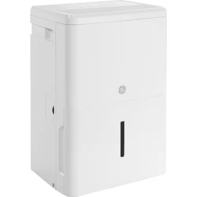 GE 25-Pints Dehumidifier for Damp Rooms Up To 1500 sq. ft. with Bucket ...