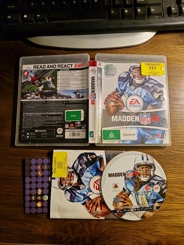 Madden NFL 08 PS3 PlayStation 3 Ps3 Sony Football EA SPORTS SEE Store ...