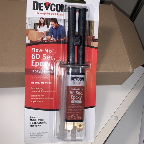 Devcon Flow-Mix 60-Second Epoxy .47 Fl. Oz. 1250 psi Strength New In Package | eBay