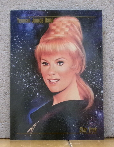 AWESOME STAR TREK PORTRAIT ART TRADING CARD YEOMAN JANICE RAND GRACE ...