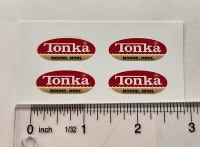 Tonka Logo Sticker 1964 To 1969 Vintage Truck Oval Vinyl Decals | eBay